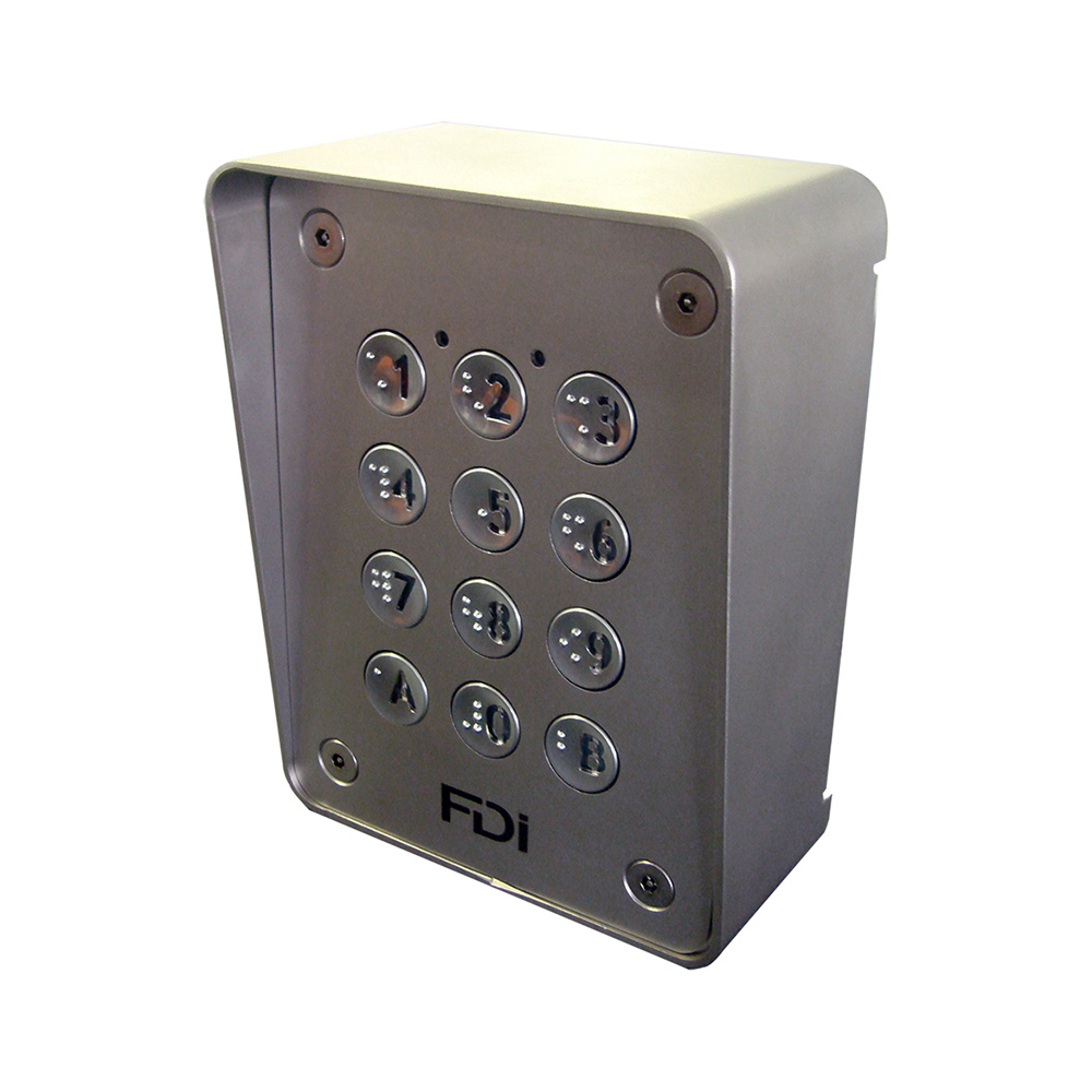 Housing with protective hood - FDI